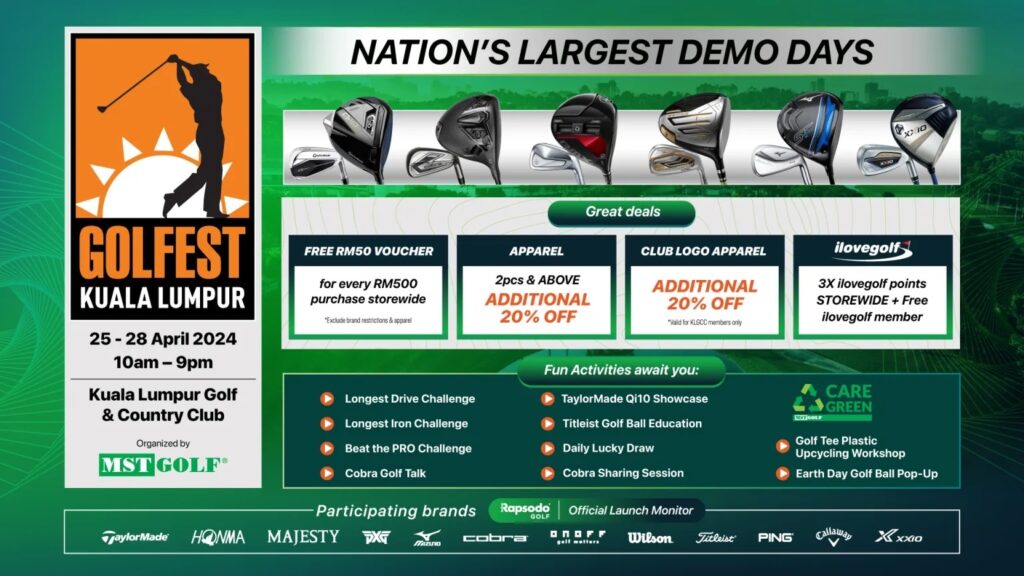 Golfest Kuala Lumpur to Bring Sustainability and Fun to the Fore - MST ...
